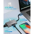 UtechSmart USB C Hub to Dual HDMI, 4 in 1 Thunderbolt 3 to HDMI with 2 ...