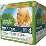 Seventh Generation Free & Clear Diapers, Size 4, 54 Diapers - Walmart.com