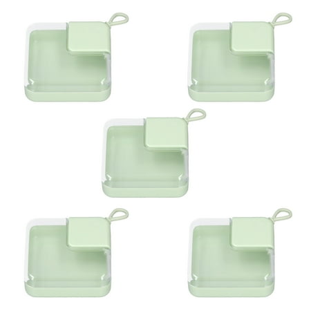 Clear Small Plastic Container,5pcs Clear Plastic Storage Small Plastic ...