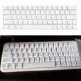 Zecic 64Keys PBT Keycap Original Profile Not Engraving Blank Key Cover ...