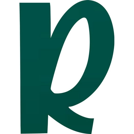 Acrylic Letter R Blank Craft, 10'' Tall Frosted Teal Custom Wedding ...