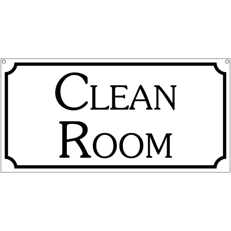 Clean Room Sign