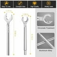 2 in 1 Plumber Wrench for Faucet Valve, Angle Stop Wrench Replacement ...