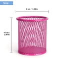 11pcs Pink Office Supplies Set Mesh Desk Organizer Accessories Kit ...