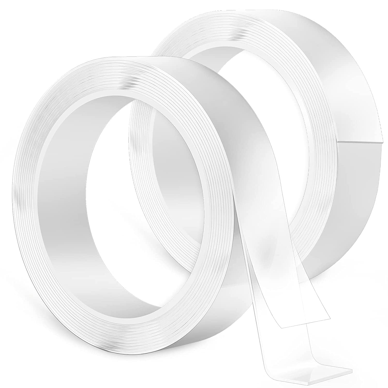 Mounting Tape, 2pack 10ft x 1in x 0.04in Clear Double Sided Sticky ...