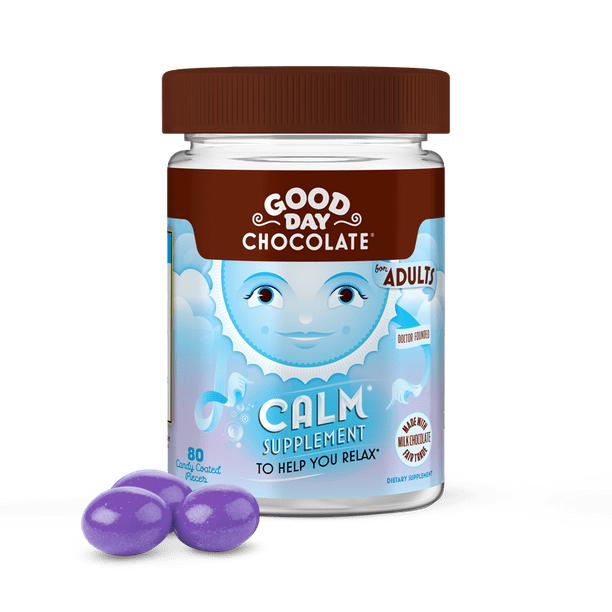 Good Day Chocolate Calm Supplement, 80 ct - Walmart.com