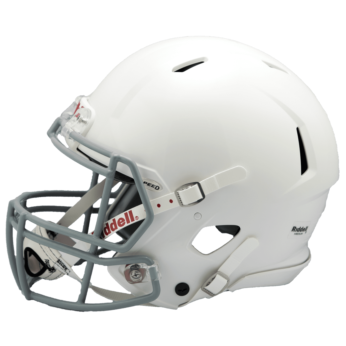 Gray Football Helmet