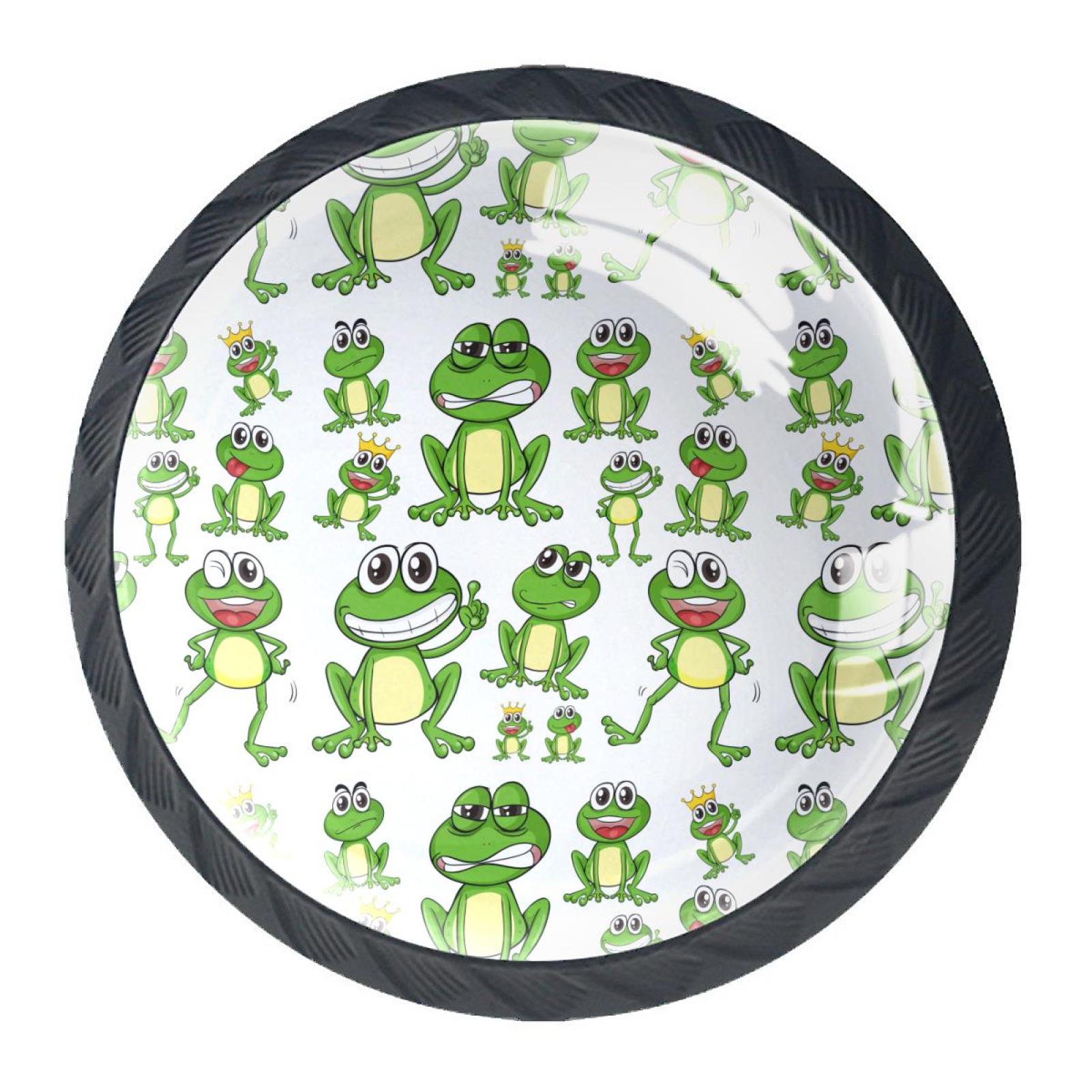 4 Pcs Frog Knobs for Kitchen Cabinet Cupboard Dresser Bookcase Drawer ...