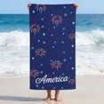 American Independence Day 2-in-1 Beach Towel Backpack,Quick Dry Beach ...