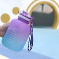 1200ml Gallon Water Bottle Large Capacity Leakproof Sports Hydration ...