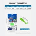 20-Piece Micro T-Tail Soft Baits, Artificial Lures for Bass, Perch and ...
