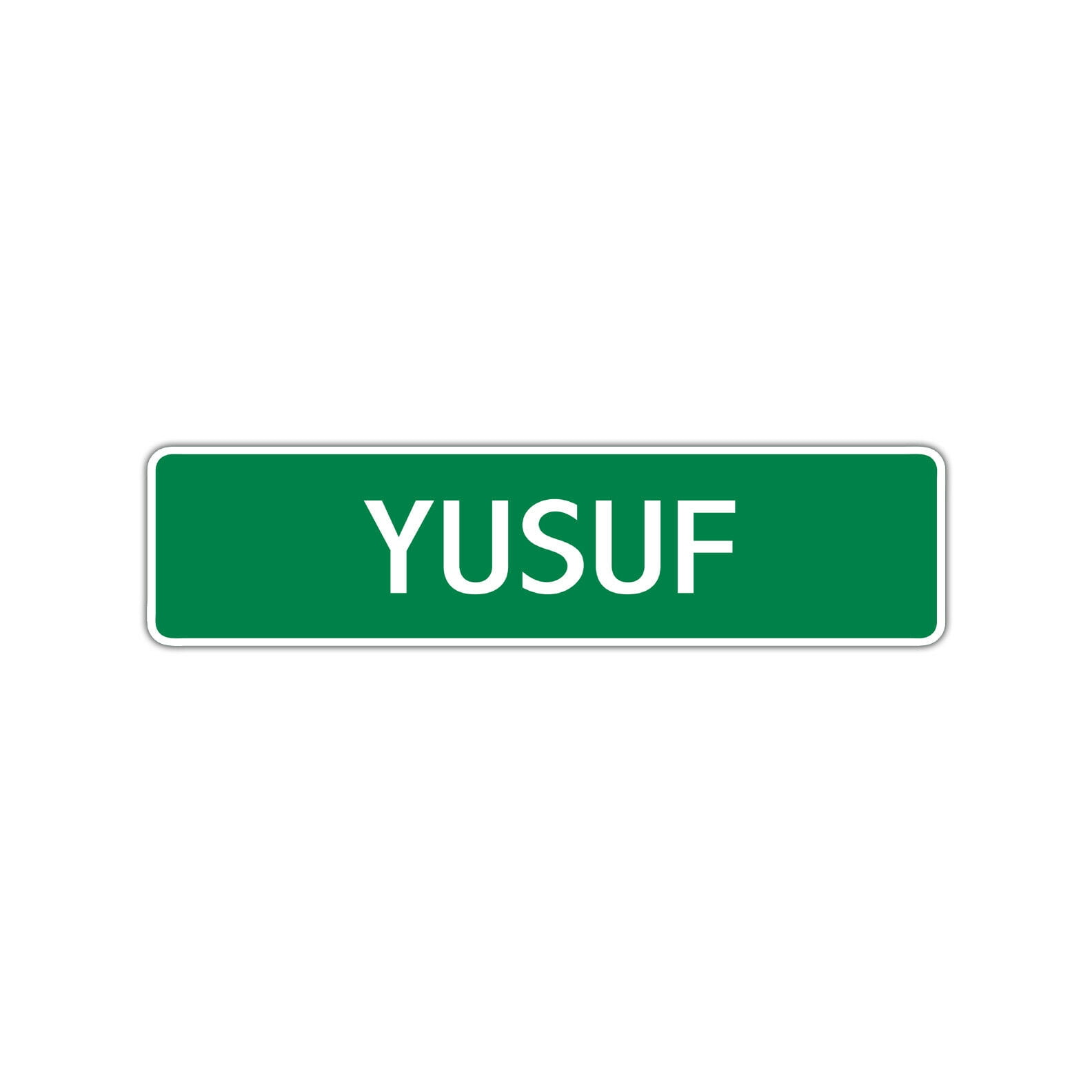 Yusuf Boys Children Name Letter Printed Label Indoor Outdoor Unique ...