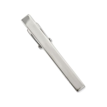 Mens Tie Bar in Stainless Steel with Black Onyx - Walmart.com