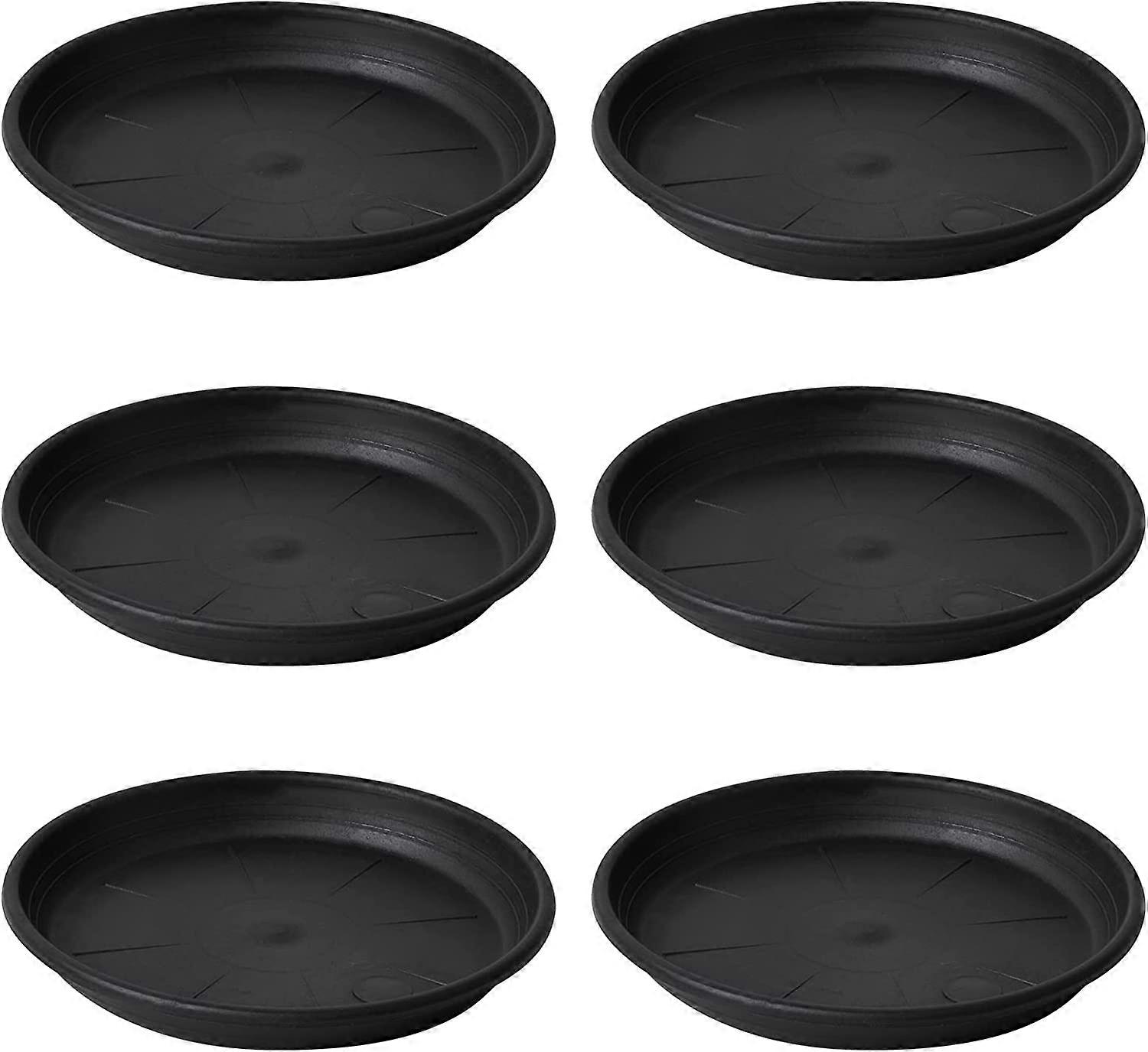 KAIYANG Juego de 6 platillos de plástico para plantas, platillos ...