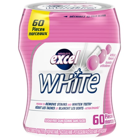 Visit Walmart.ca for EXCEL® White BUBBLEMINT 60 Piece Bottle and our ...