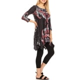White Mark Women's Marlene Tunic Top - Walmart.com
