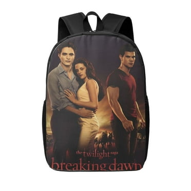 3 Piece Casual Shoulder Bag, Twilight Saga Backpack Set Travel Knapsack ...
