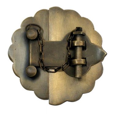 JR Products 20645 Universal Bolt Latch - Brass - Walmart.com