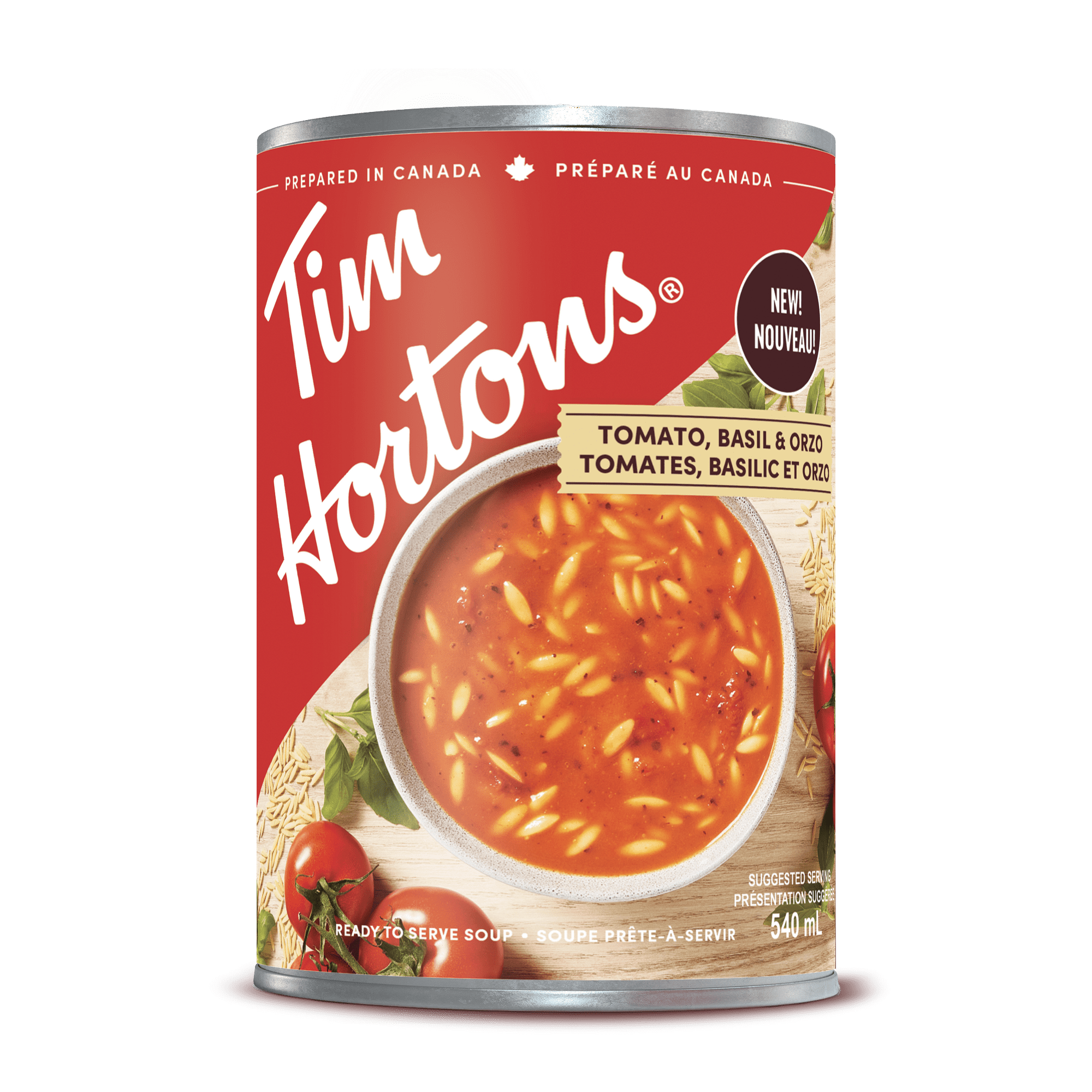 Click here for Tim Hortons Tomato Basil And Orzo Soup 540 Ml 540... prices