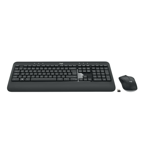Logitech MK540 Advanced - keyboard and mouse set - Arabic - dark gray ...