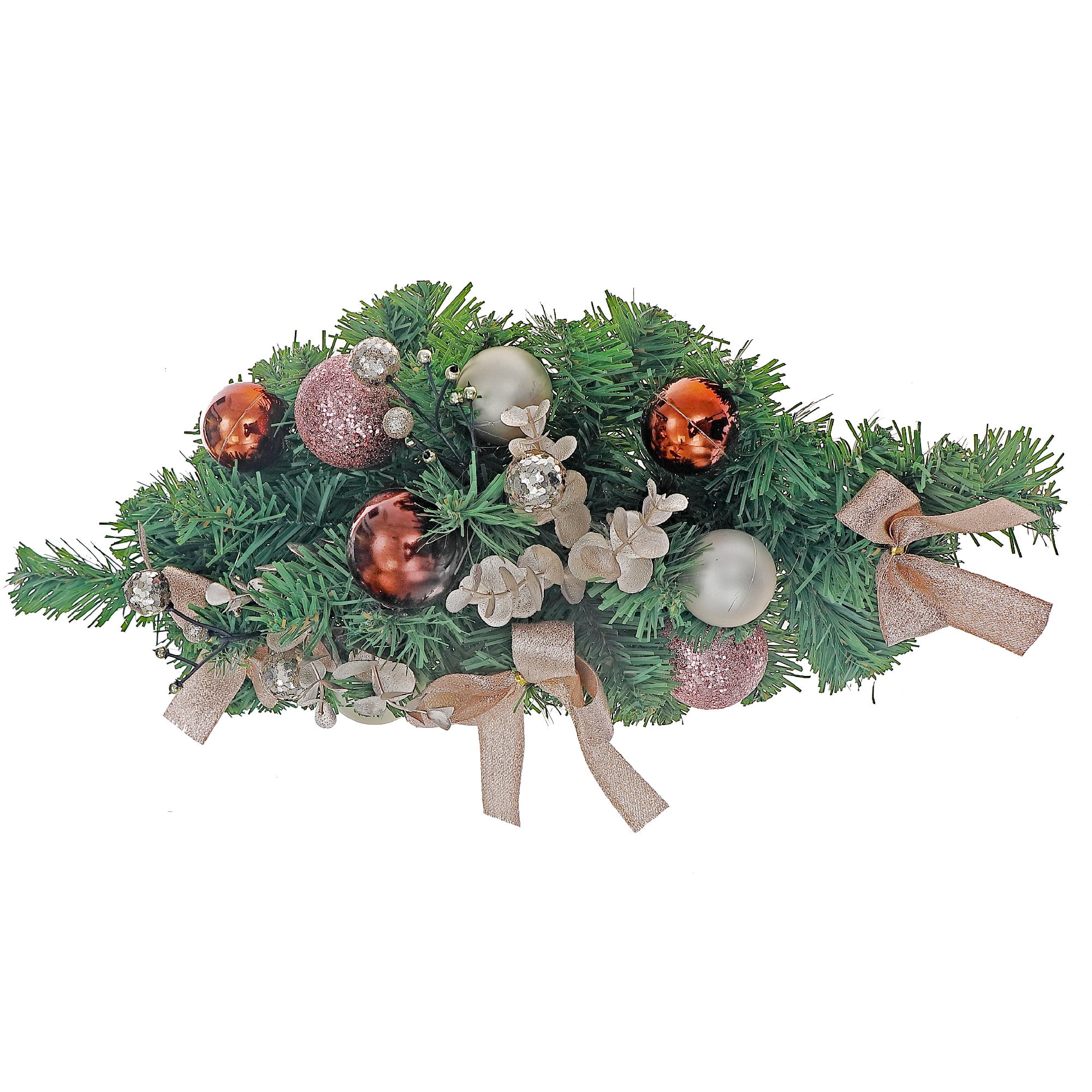 Click here for Ih Casadécor Bows And Balls Pine Swag prices