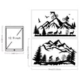 1Set Rectangle PVC Wall Stickers for Home Living Room Bedroom ...