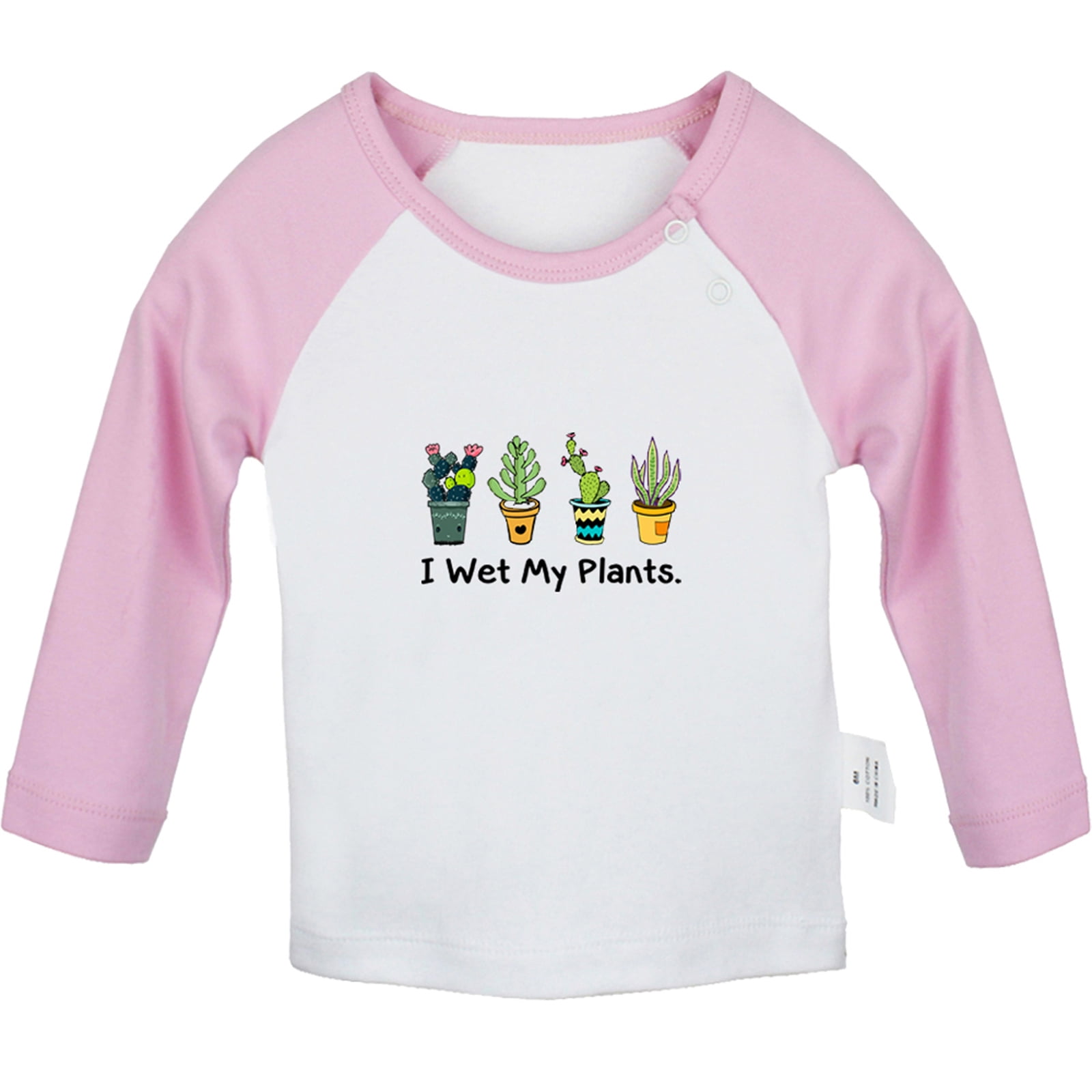 I Wet My Plants Funny T shirt For Baby, Newborn Babies T-shirts, Infant ...