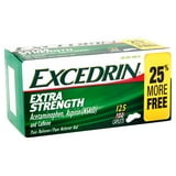 Excedrin Extra Strength Caplets, 125 count HSA/FSA Eligible - Walmart.com