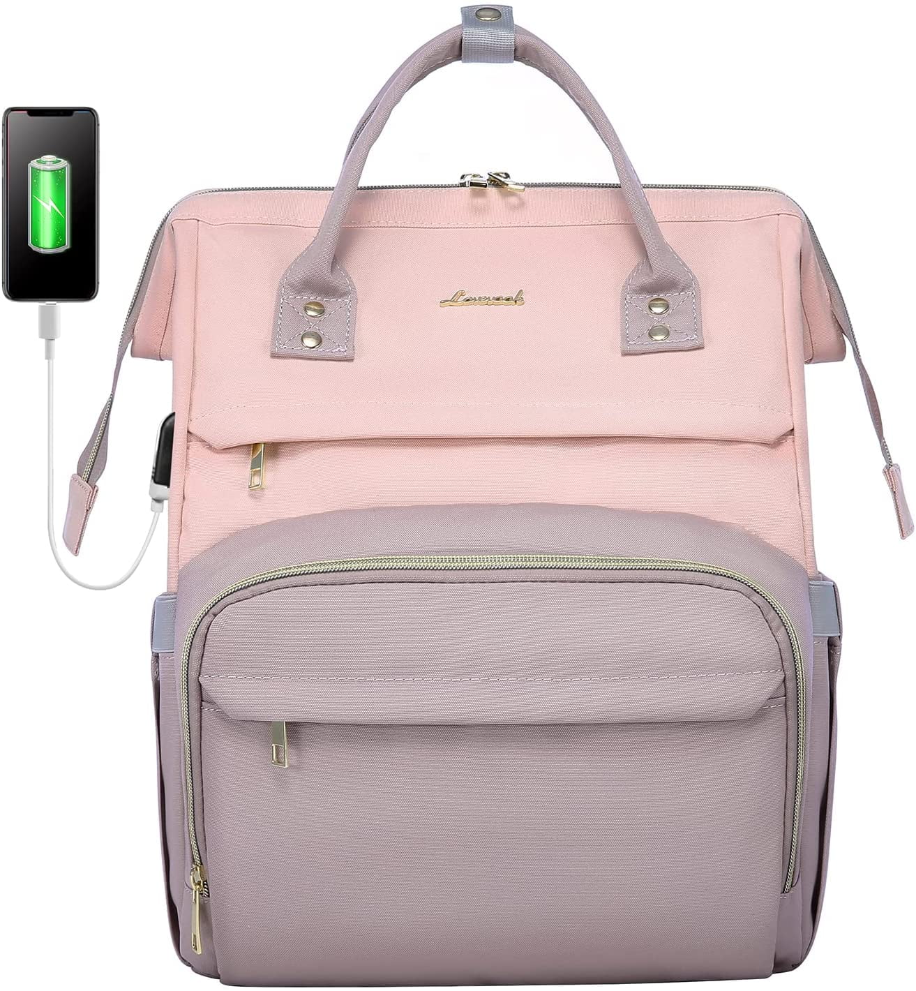 YOUI-GIFTS Laptop Backpack for Women Fashion Business Computer ...