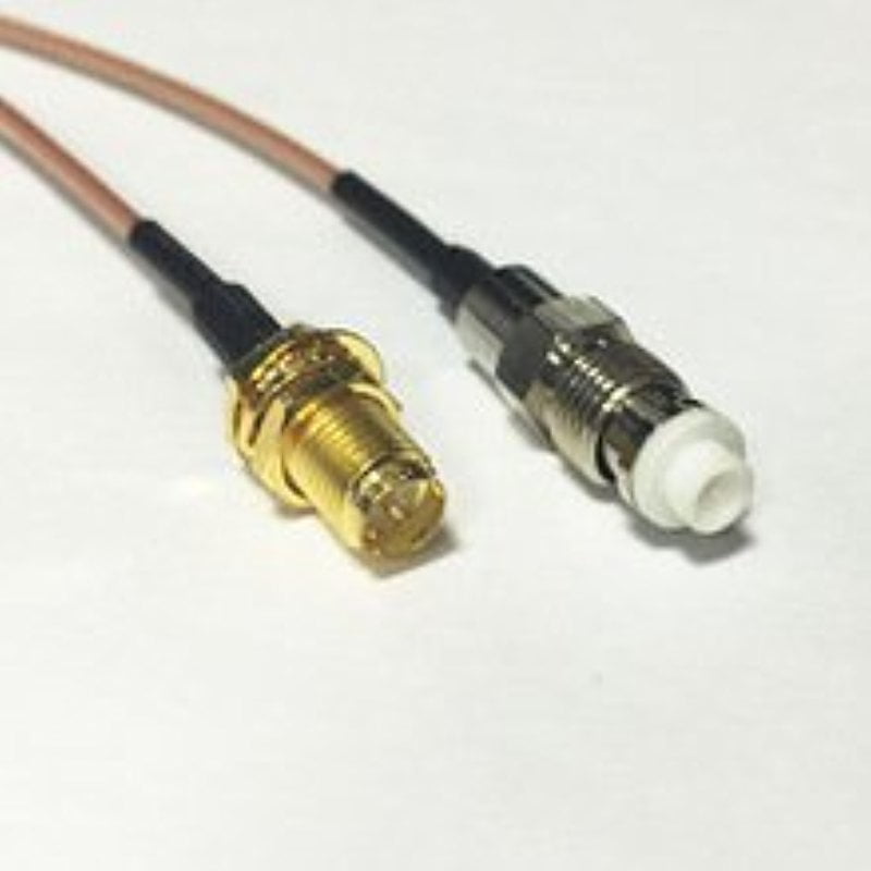 RP-SMA Female Jack nut Connector Switch FME Female Jack Connector RG178 ...