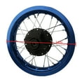 12" x 1.60 Front Wheel Rim Kit with Tube Bearings Strip 32 Spokes ...
