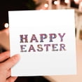 3drose, Happy Easter Text, Decorated with Exquisite Spring Flowers ...