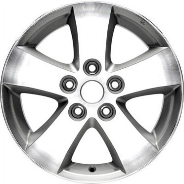 16 X 7 Reconditioned OEM Aluminum Alloy Wheel, Charcoal Silver Textured ...