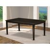WET-BCH-T Weston Rectangular Dining Table with 18 in butterfly Leaf in ...