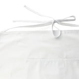 Sunrise Kitchen Supply White Half Bistro Apron, 2 Pockets, 19"L By 27"W ...