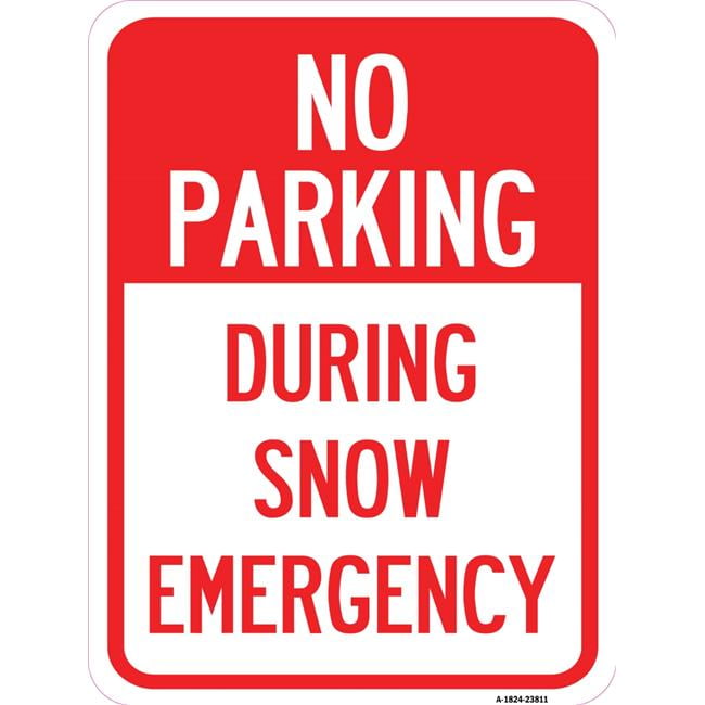SignMission A-1824-23811 18 x 24 in. Aluminum Sign - No Parking ...