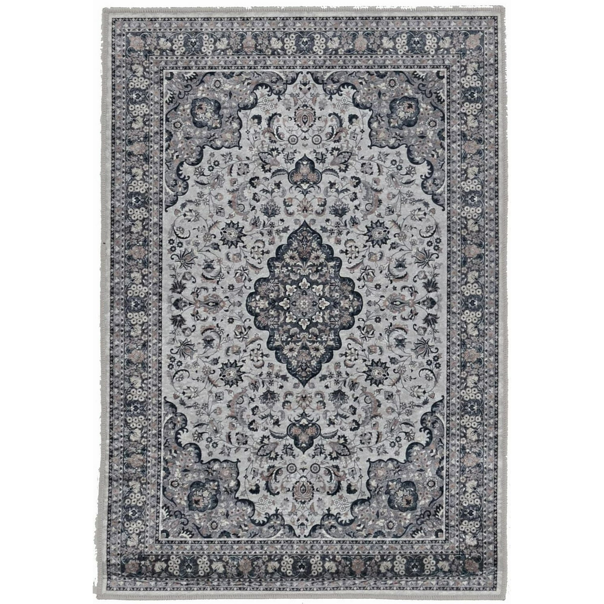 Click here for Linon Emerald Barton Black & Cream 5 X 7 Area Rug... prices