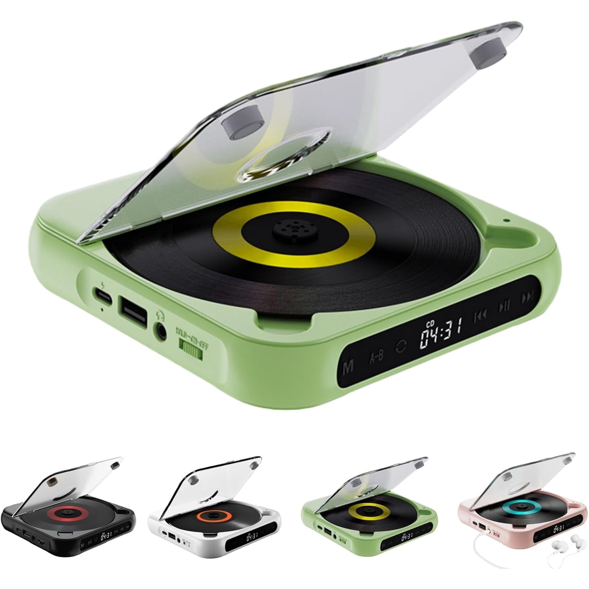 Click here for Meifuqi Portable Bluetooth Cd Player With Led Disp... prices