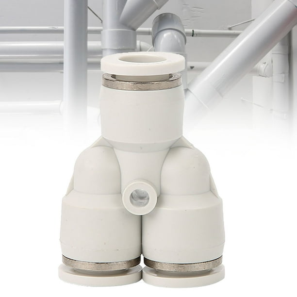 PY4-16 Y Type 3 Way Tube Pneumatic Connector Air Line Water Hose Quick ...