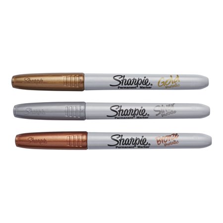 Sharpie Metallic - Marker - permanent - metallic gold, metallic bronze ...