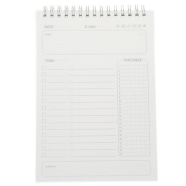 To Do List Notepad - Daily Planner Notepad Undated 52 Sheets Tear Off ...