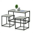 Furinno Modern Living Room Set, Dark Oak - Walmart.com