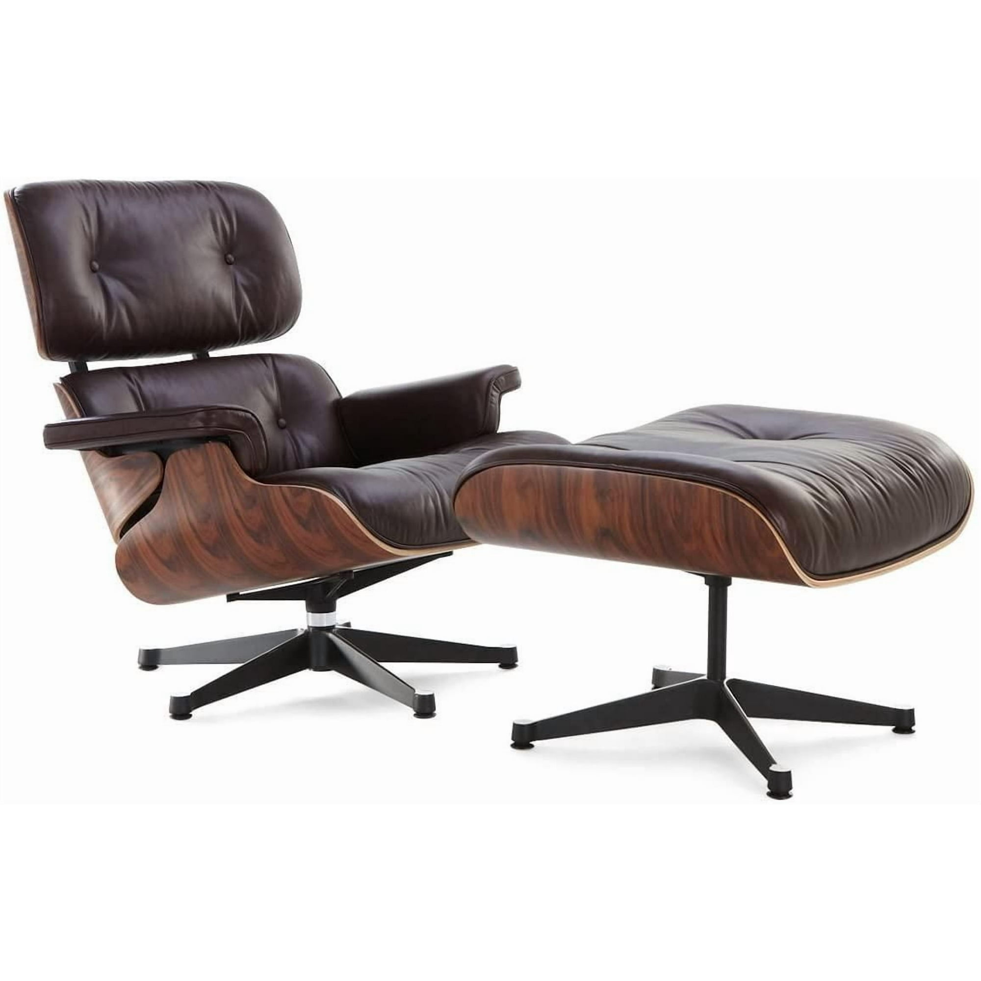 Click here for Nicer Furniture Modern Classic Leather Lounger Wit... prices