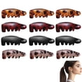 4PCS Small Banana Clips for Thin Hair Non Slip Shark Hair Clip for ...