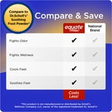 Equate Soothing Foot Powder, 7 oz, Compare to Dr. Scholl's® Soothing ...