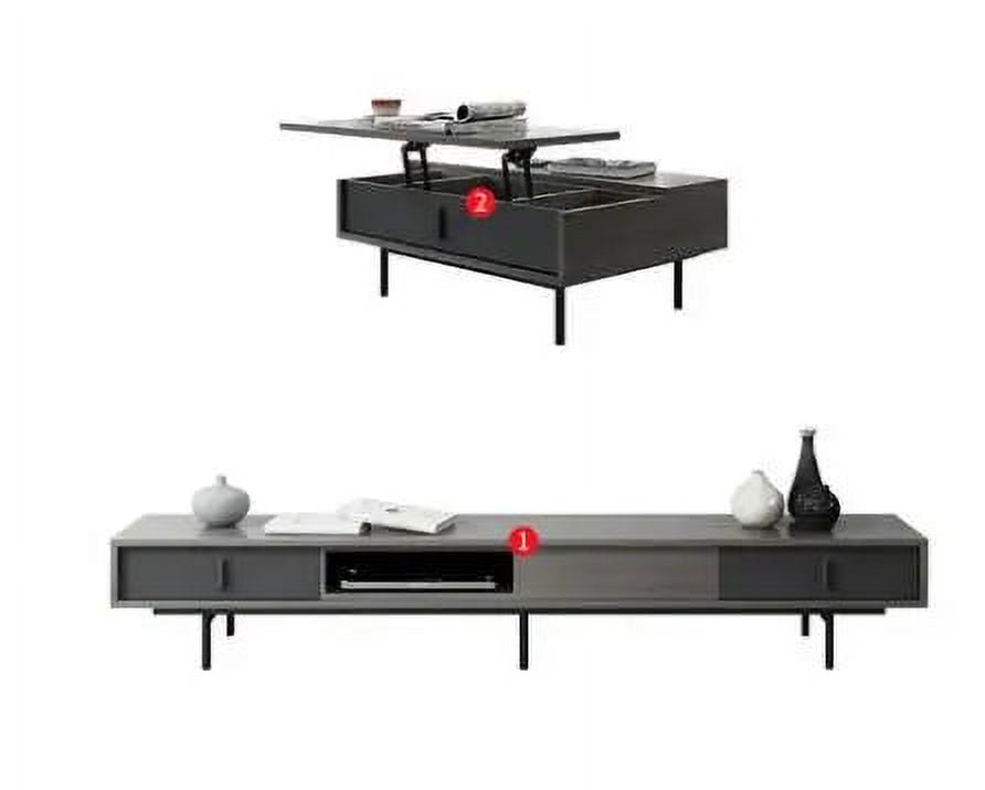 Modern Wooden Mueble Table Monitor Stand Living Room Furniture Tv ...