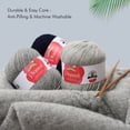 100% Merino Wool Yarn - 2 Pack Worsted Weight #4 Medium Yarn for ...