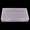 4 Pieces Rectangular Plastic Boxes Empty Storage Organizer Containers ...