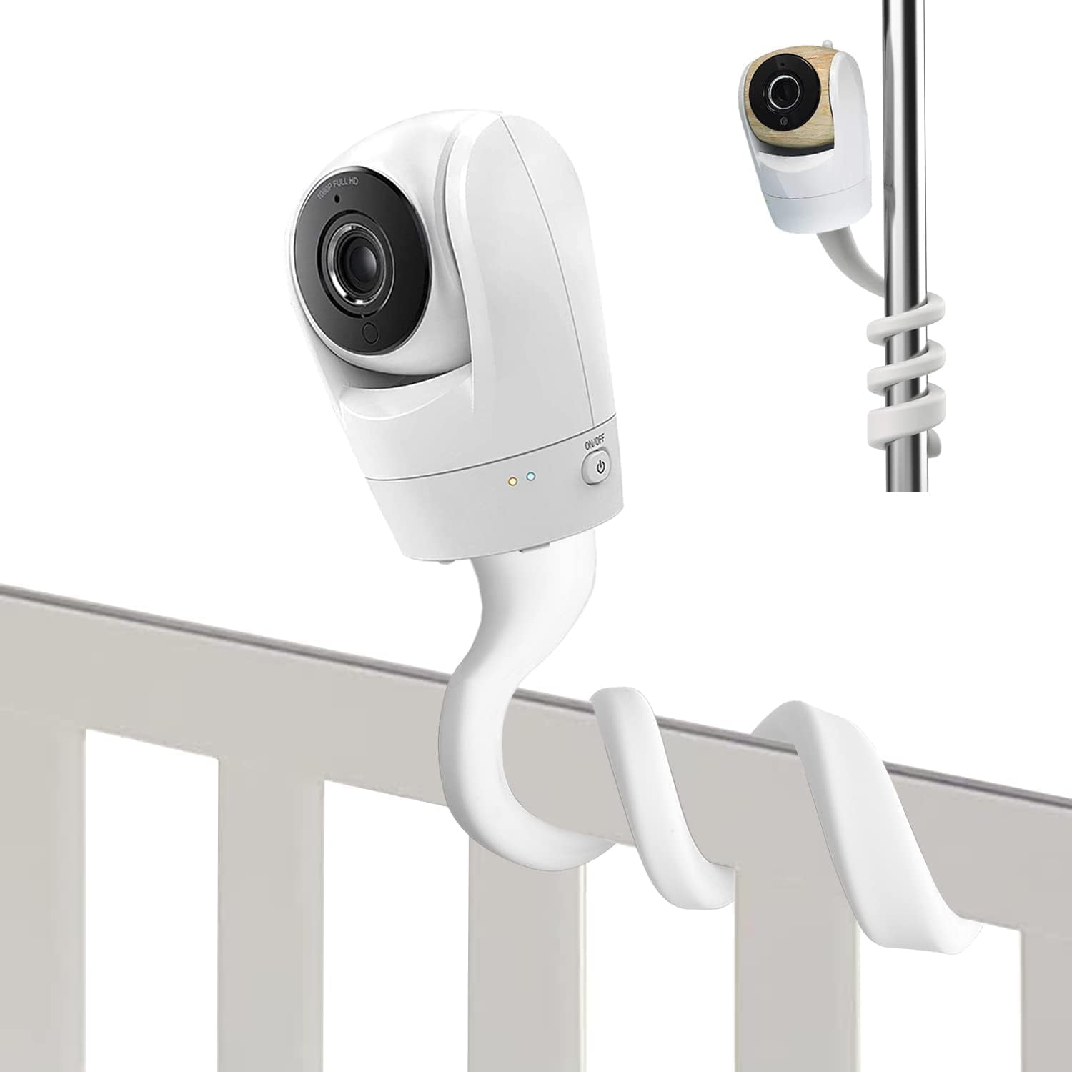 Upgraded Safer Baby Monitor Mount for VTech Baby Monitor, Flexible ...