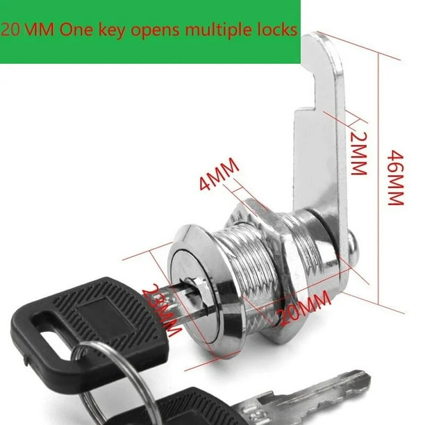 File/Goods/ Drawer Cabinet Locks With 2 Keys Lock Furniture Hardware ...